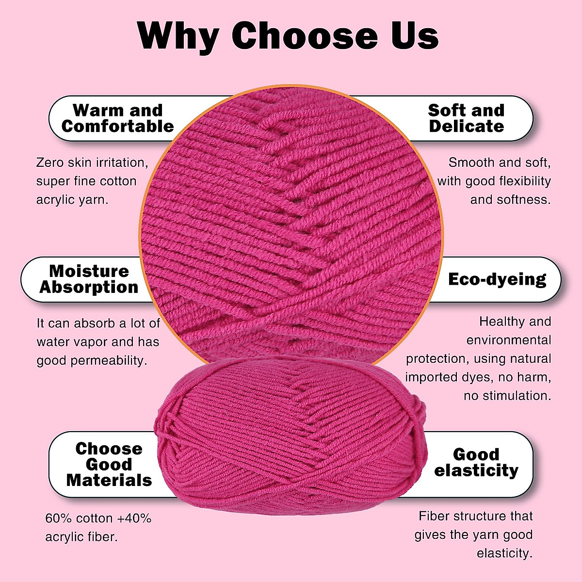 2 Pcs 100g Cotton Acrylic Yarn for Crocheting,Soft and Fluffy Crochet Yarn for Knitting and Crafts，4 ply Warm Yarn for DIY Slippers Cushions Dolls Bags Blankets Ornaments and Trinkets（Aqua Green）