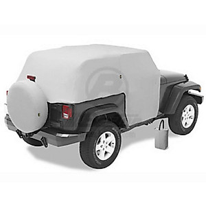 Bestop 8104009 Charcoal All Weather Trail Cover for 2007-2018 Wrangler 2-door