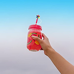 Almagic Cute Silicone straw covers cap 12 Pack,reusable Drinking Straw Covers Cap,Dust-Proof Straw Cap Toppers,With transparent storage box, convenient storage,for 6-9mm Straw