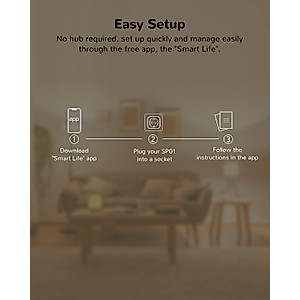 Smart Plug, PORIK WiFi Outlet Smart Home Plugs that Work with Alexa, Google Assistant & SmartThings, Smart Socket with Remote and Voice Control, Timer & Schedule, No Hub Required, 4 pack