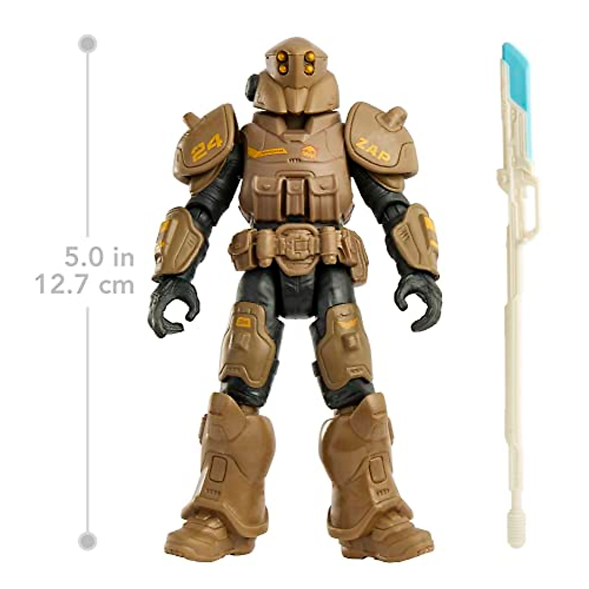 Mattel Lightyear Toys Zap Commander Marquam Action Figure, 12 Points of Articulation & Accessory, 5-in Scale