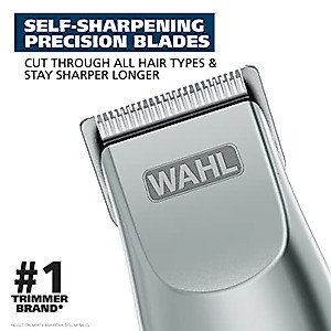 Wahl Groomsman Battery Operated Beard Trimming kit for Beard and Mustache Trimming and Light Detailing and Body Grooming – Model 9906-717V