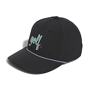 adidas Women's 5-Panel Golf Hat, Black/Flash Aqua, One Size