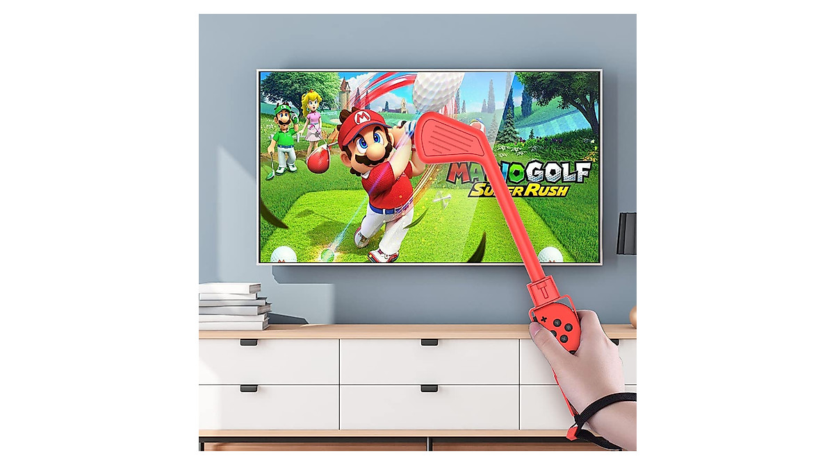 Nargos Golf Clubs for Switch Joy-Con | Mario Golf Super Rush