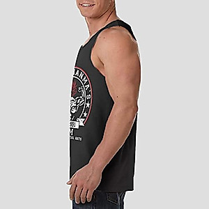 Kousaka Men's Yujiro Hanm-A Baki Lightweight Tank Top, Black, Medium