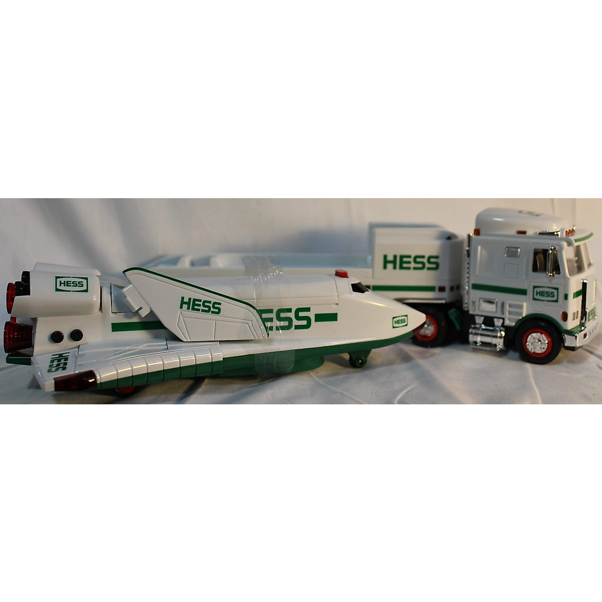 Hess 1999 Truck and Space Shuttle with Satellite