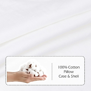 Toddler Pillow with Pillowcase - 13x18 Organic Cotton Baby Pillows - Soft Little Pillows for Boys & Girls, 2-8 Years Old Children, Kids Bedding Set, Perfect for Baby Crib, Daycare, Car Trips