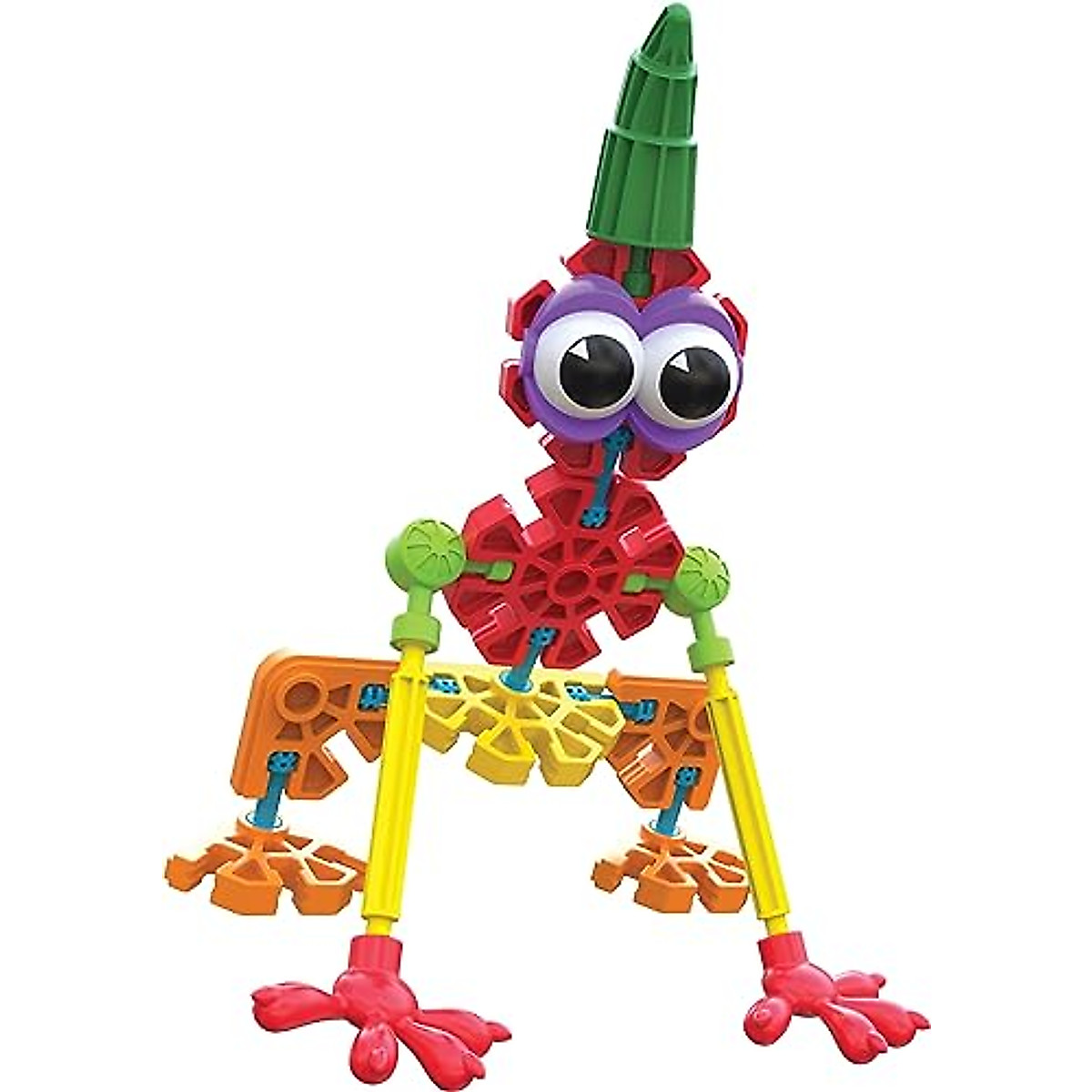 KID K’NEX – Budding Builders Building Set – 100 Pieces – Ages 3 and Up – Preschool Educational Toy