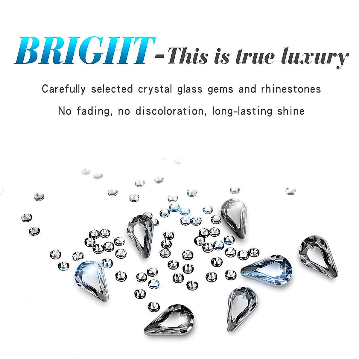 Murimt 2 Pack Crystal Rhinestone Bling Car Push Start Button Accessories,Girly Car Accessories for Women，Push to Start Button Cover/Sticker, Key Ignition & Knob Ring (Black)