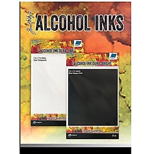 Tim Holtz Alcohol Ink Dura-Bright Black and Clear- Bundle of 2- Jan 2023 Release - Ranger Ink
