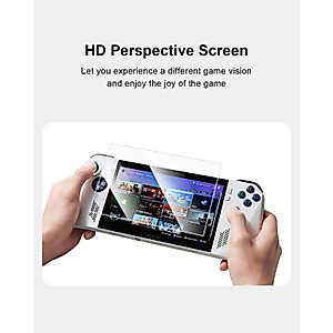 GEWOKLIY 2 Pack Screen Protector For ASUS ROG Ally handheld 7-Inch 2023, Transparent Ultra HD, Anti Glare Tempered Glass, Anti-Scratch, Anti-Fingerprint