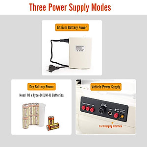 My Mealivos 75 W 2000 Professional Yard Sound Range Heavy PA Bullhorn Megaphone Speaker, Adjustable Volume, Loud Hand Held Megaphone, Outdoor Activities, Coaching, Football, Baseball, Hockey(Ivory)