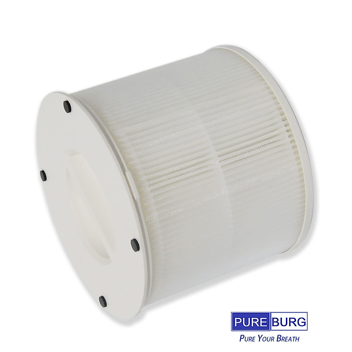 PUREBURG 12020 Replacement True HEPA Filters Compatible with Clorox 11020 11021 Tabletop True HEPA Air Purifier,Model 12020, H13 2-Pack