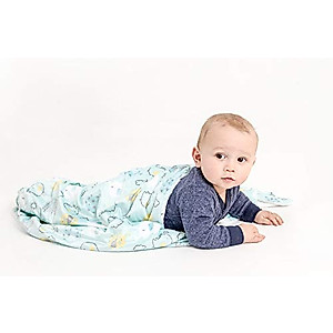 Alphabetz Alphabetz Premium, Soft Baby Boy Blanket, Blue Elephants, 2 Ply Extreme Softness and Comfort