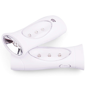 Amerelle LED Emergency Lights For Home Power Failure, 3 Pack - Triple Function Power Failure Light and Plug In Flashlight Combo, With Rechargeable Battery - Be Snow Storm & Hurricane Ready (71134)