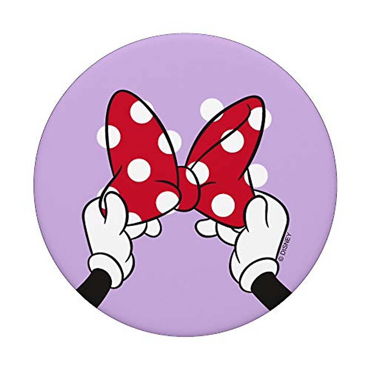 Disney Minnie Mouse's Red Polka Dot Bow PopSockets PopGrip: Swappable Grip for Phones & Tablets