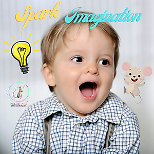 Mouse Reading Book, Wall Decor Sticker Decal, Kids Room, Classroom, Home, Bedroom, Bookcase, Book Lover, of Mice and Men, Children, Adorable, (Mouse Reading Book)