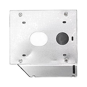 to 2nd HDD SSD Enclosure Hard Drive Caddy Tray Easy Installation for PC Aluminum Alloy