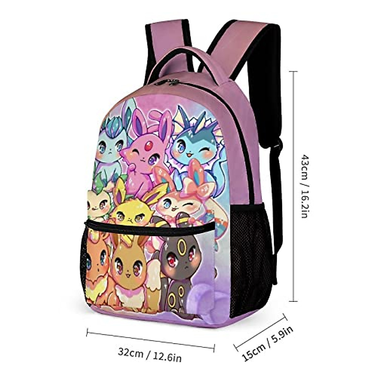Kuareot Backpack, Teen Cartoon Rucksack travels backpack Anime Simple Large Capacity Backpack