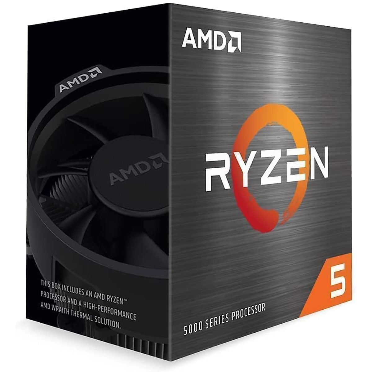 AMD Ryzen™ 5 5500 6-Core, 12-Thread Unlocked Desktop Processor with Wraith Stealth Cooler