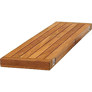 36" Moa Teak Flat Wall Shelf