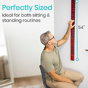 Vive Wooden Finger Ladder for Physical Therapy - Easy Shoulder Rehab Equipment for Pain Relief - Occupational Rehabilitation Exercise for Frozen Shoulder, Chronic Pain, Rotator Cuff Injury, Surgery