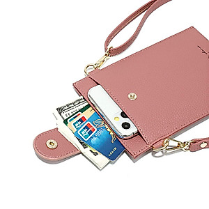 Womens Crossbody Cellphone Bag Small Shoulder Purse Card Holder Wallet Pouch
