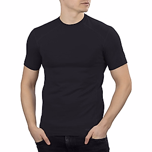 281Z Military Stretch Cotton Underwear T-Shirt for Tactical Hiking and Outdoor (Black, X-Large)