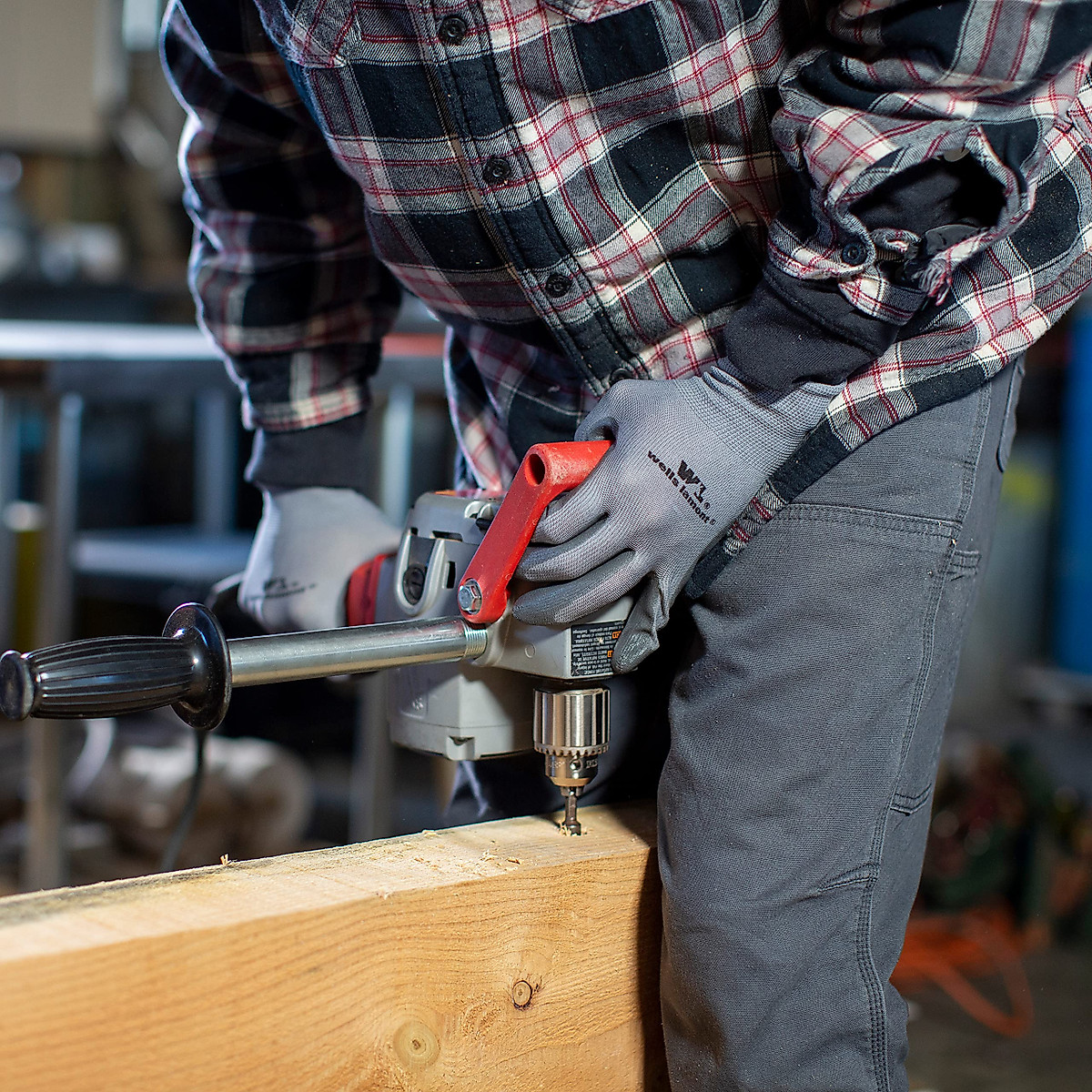 Wells Lamont mens Work Gloves, Grey, Large Pack of 5 US