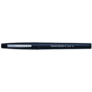 Paper Mate Flair Original Fibre Tip Pen Medium 1.0mm Pack of 5