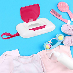 ARTIBETTER Baby Wipes Dispenser Travel Wipes Case Baby Wipes Holder Reusable Wipe Pouch Portable Tissue Case