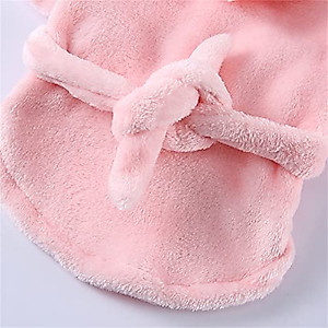 HonpraD Hotel Nightgown Bathrobe Dog Pajamas Clothes Bath Bathrobe Towel Pet Pet Cat Pet Clothes Fab Dog Clothes