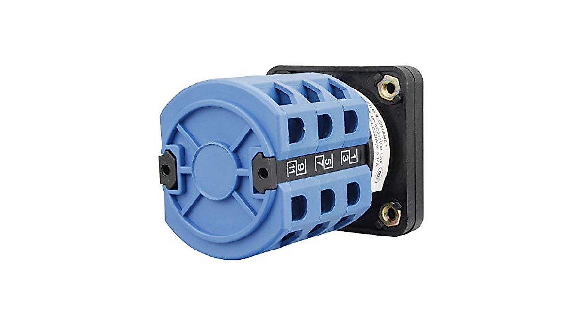 Electrical Buddy 63A Rotary Changeover Switch - 3 Position