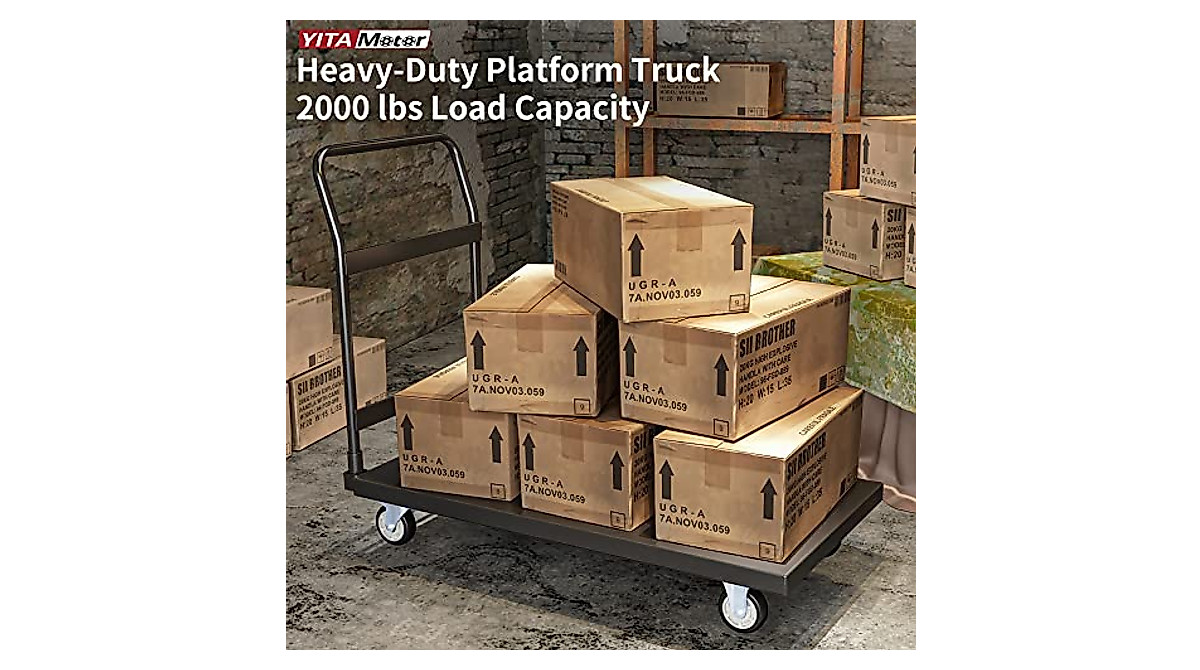 Heavy Duty YITAMOTOR Platform Dolly - 2000lb Capacity