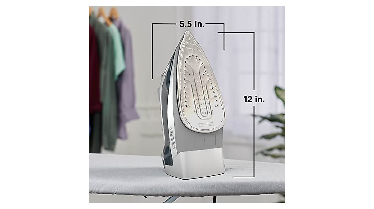 BLACK+DECKER One Step Steam Iron - Perfect for All Fabrics