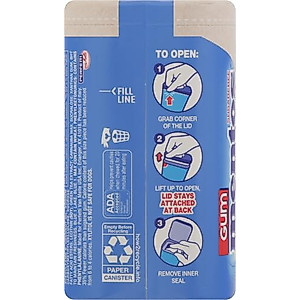 Mentos Pure Fresh Sugar-Free Chewing Gum with Xylitol, Fresh Mint, in a recyclable 90% Paperboard Bottle, 80 Piece (Pack of 1)