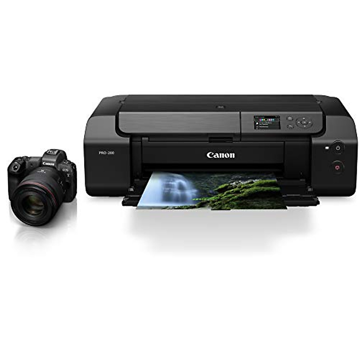 Canon PIXMA PRO-200 Wireless Professional Color Photo Printer, Prints up to 13"X 19", 3.0" Color LCD Screen, & Layout Software and Mobile Device Printing, Black