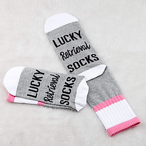 JXGZSO 2 Pairs IVF Socks Lucky Transfer Socks Lucky Retrieval Socks Fertility Socks IVF Transfer Day Gift (Lucky Retrieval Socks)