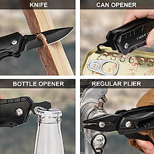 Gifts for Men Him Husband Boyfriend, Valentines Day Anniversary Birthday Gifts Idea for Him, Pocket Knife Multitool, I LOVE YOU Cool Folding Knife, Outdoor Camping Hunting Fishing Present