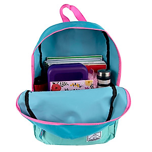 Trail maker Multi-Color Back Pack with Adjustable Padded Shoulder (Green)