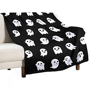 Halloween Blanket Lightweight Spooky Throw Blanket Halloween Themed 30x40 inches Soft Halloween Decors Cozy Plush Halloween Decorations Blankets Throws Gifts for Women Men Kids Baby Birthday Bed Sofa