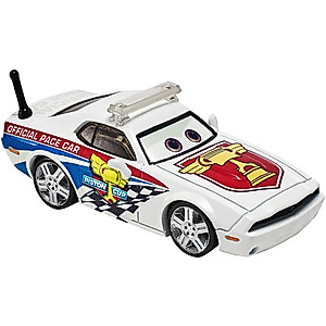 Disney Cars Toys Toys Pat Traxson Die-cast Vehicle, Miniature, Collectible Racecar Automobile Toys Based on Cars Toys Movies, For Kids Age 3 and Older, Multicolor, DXV80