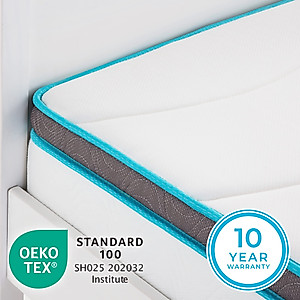 LINENSPA 8 Inch Memory Foam and Innerspring Hybrid Mattress – Twin Mattress – Bed in a Box – Medium Firm Mattress