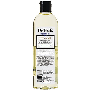 Dr. Teals Coconut Bath & Body Oil Gift Set (2 Pack, 8.8oz Ea.) - Nourishing Coconut Essential Oils Blended with Sweet Almond Oil & Cocoa Butter - Paraben & Phthalate Free - at Home Spa Kit