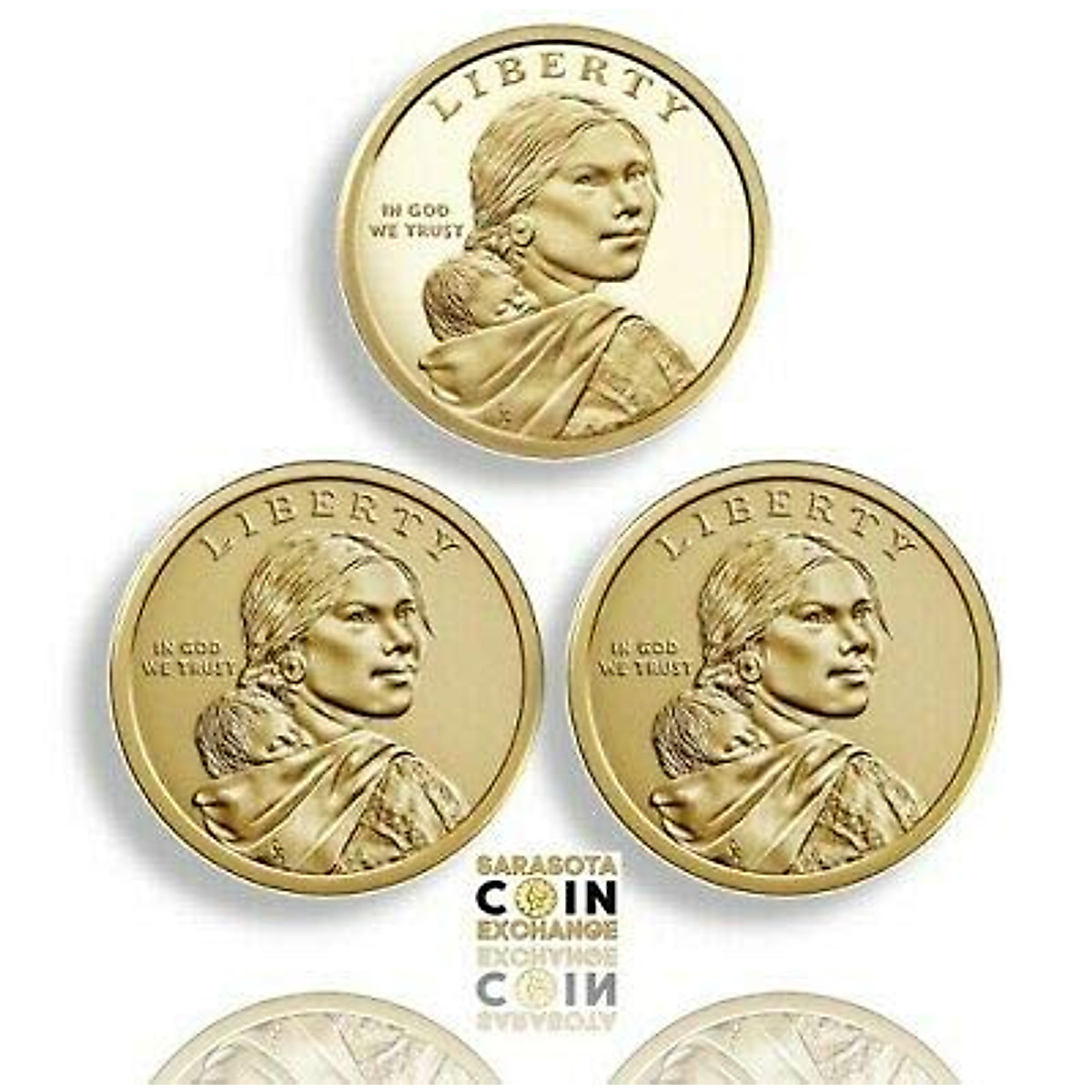 2020 Various Mint Marks Native American Dollars Sacajawea 2020 S Proof and P,D Uncirculated Native Dollars PR