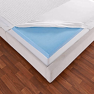 Novaform 3” EVENcor GelPlus Gel Memory Foam Mattress Topper with Cooling Cover (Twin)