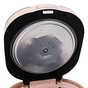 Rice Cooker, 3D Circulating Heating Anti Stick Coating 5L Large Capacity Over Voltage Protection Slow Cooker for Kitchen (EU Plug)