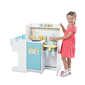 Melissa & Doug Mine to Love Baby Care Activity Center for Dolls - Kitchen, Nursery, Bathing-Changing - Pretend Play Baby Doll Accesories And Activity Center Play Set
