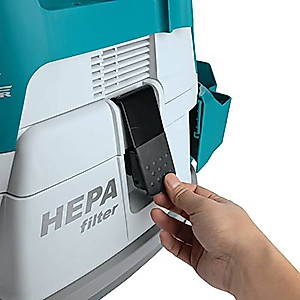 Makita XCV21ZX 36V (18V X2) LXT® Brushless 2.1 Gallon HEPA Filter Dry Dust Extractor, Tool Only