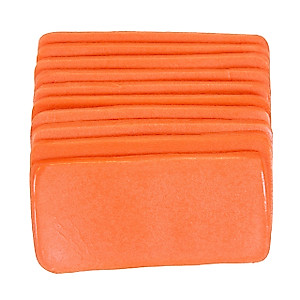 Primacare IS-5202 (Pack of 10) Padded Aluminum Finger Splints, Finger Brace for Pain Relief Sport Injuries, Basketball, Finger Buddy Wraps for Broken, Swollen Fingers or Dislocated Joint, 2", Orange